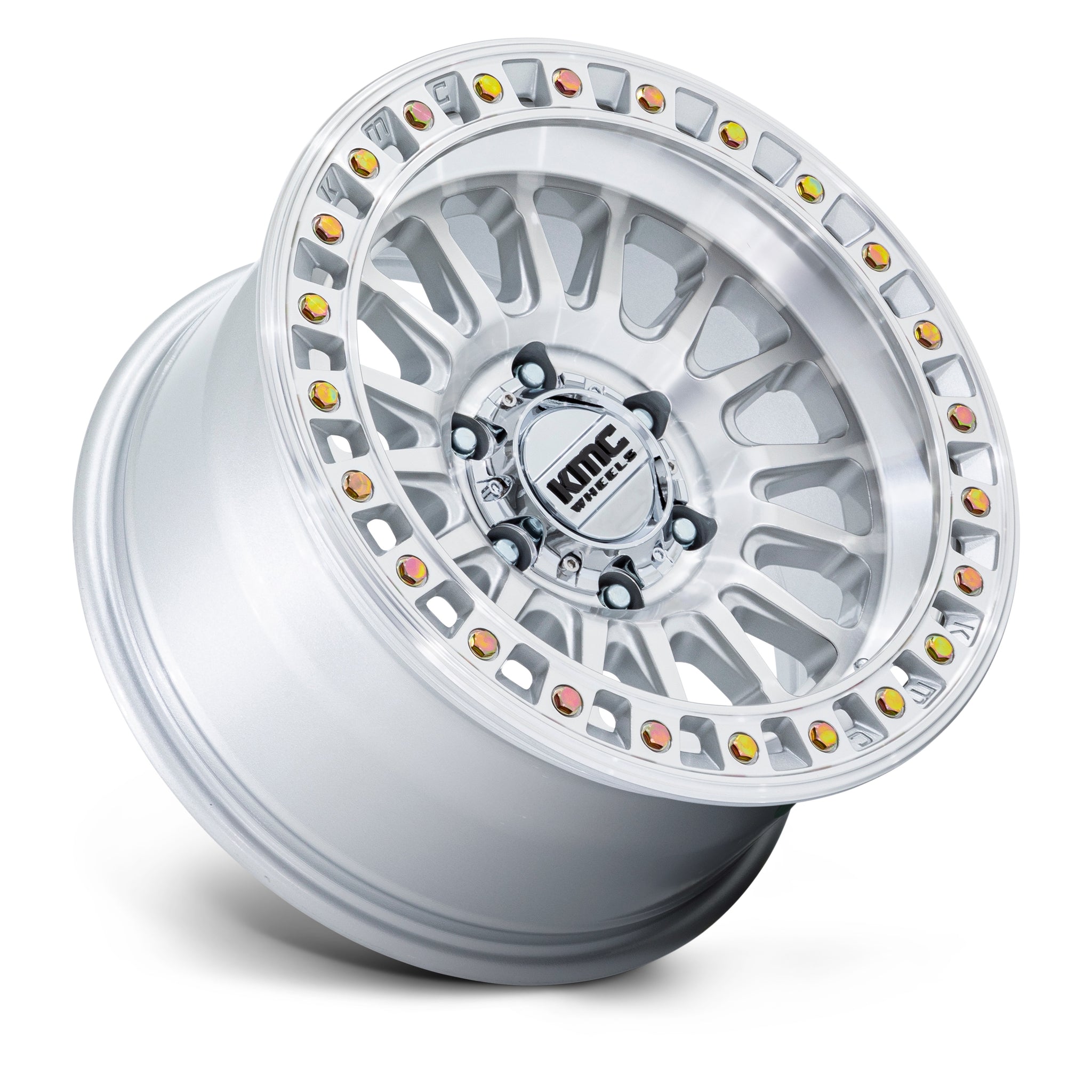 KMC ホイール KM552 IMS | GLOSS SILVER W/ MACHINED FACE – アメリカンインテイク USカスタムパーツショップ