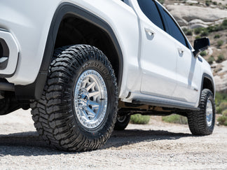 Fuel Off Road フューエルオフロード ホイール D883 COVERT | SILVER W/ MACHINED FACE ...