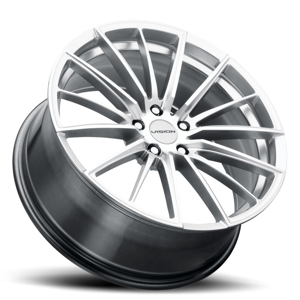 Vision Wheel ビジョンホイール 473 Axis | Hyper Silver Machined Face – アメリカン ...